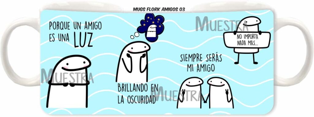 mugs flork amigos - La Mano del Arte