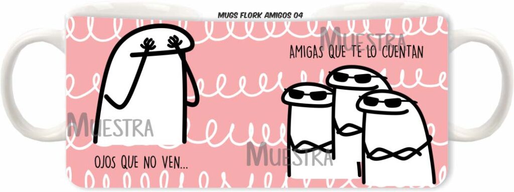 mugs flork amigos - La Mano del Arte
