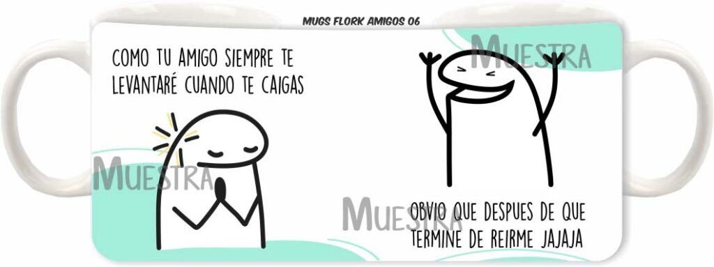 mugs flork amigos - La Mano del Arte