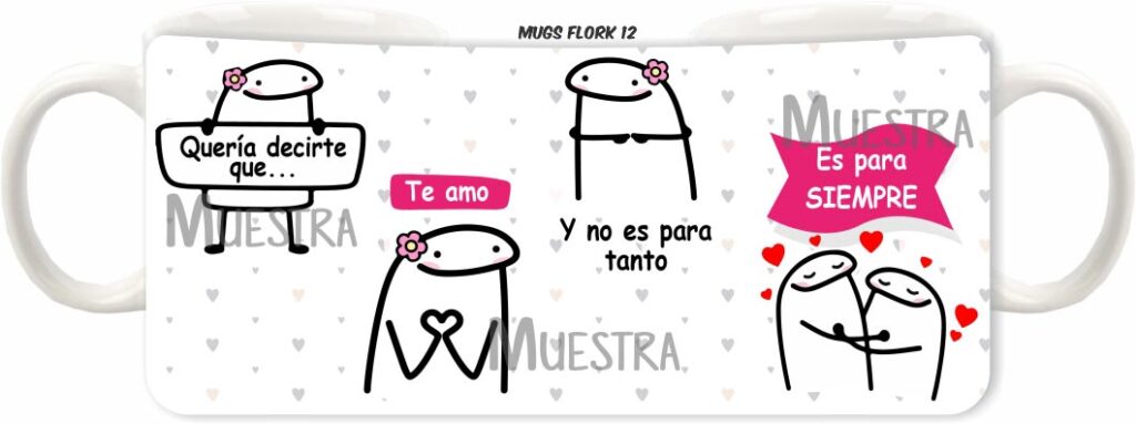 mugs flork frases variadas - La Mano del Arte