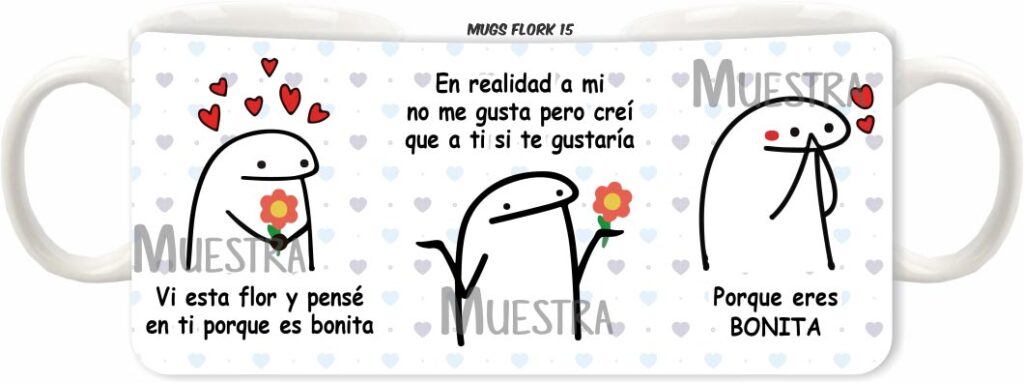 mugs flork frases variadas - La Mano del Arte
