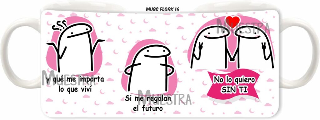 mugs flork frases variadas - La Mano del Arte
