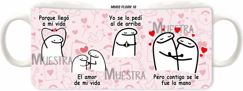 mugs flork frases variadas - La Mano del Arte